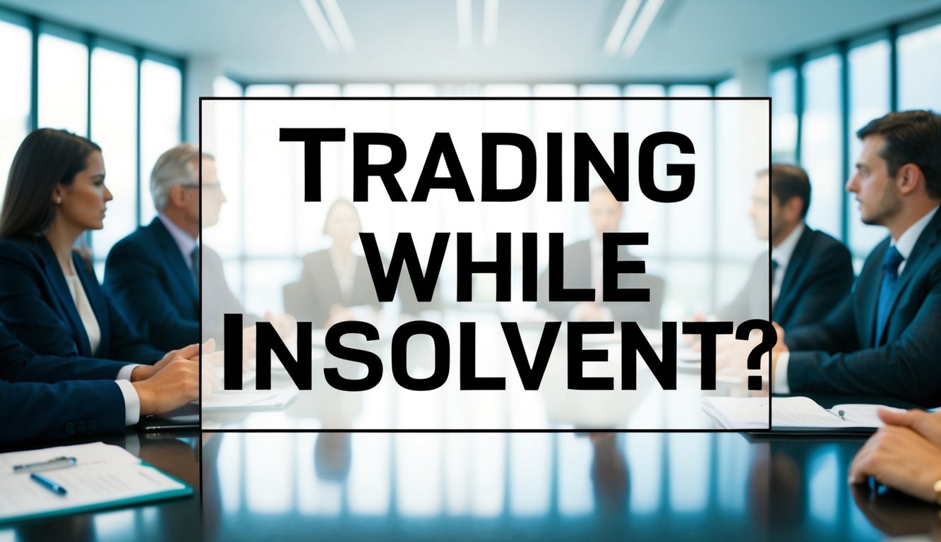 Trading While Insolvent: Risks for UK Directors | Anderson Brookes