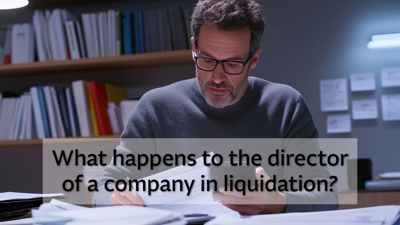 What Happens to the Director of a Company in Liquidation?